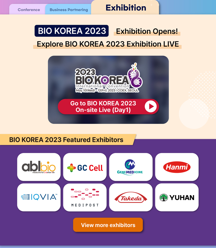 BIO KOREA 2023 DAY1 Introducing main programs